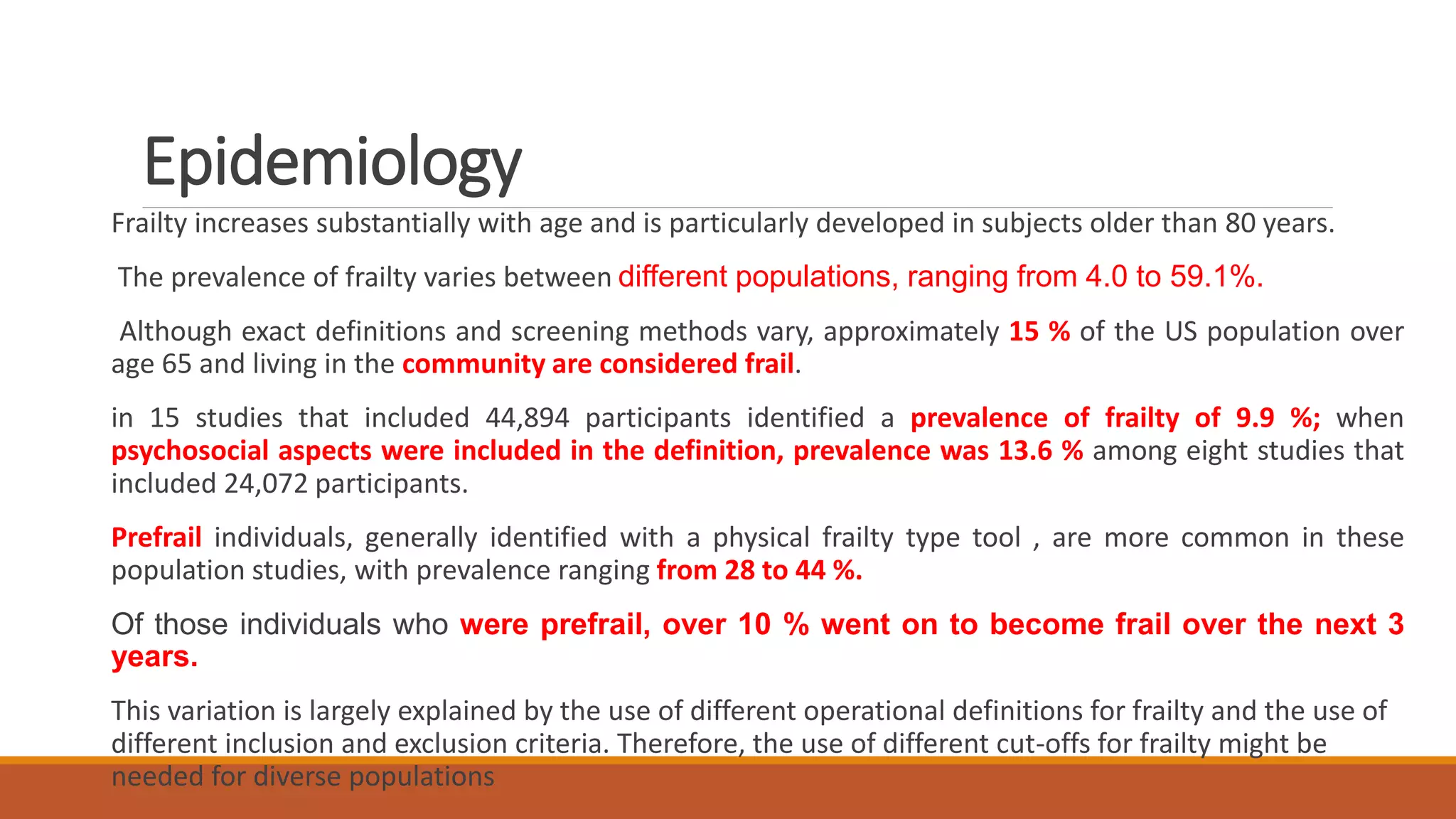 Frailty in older adults: Myths and Facts | PPTX