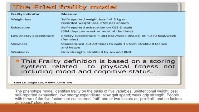 Frailty in older adults: Myths and Facts | PPTX | Physical Therapy ...