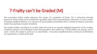 Frailty in older adults: Myths and Facts | PPTX