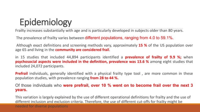 Frailty in older adults: Myths and Facts | PPTX | Physical Therapy ...