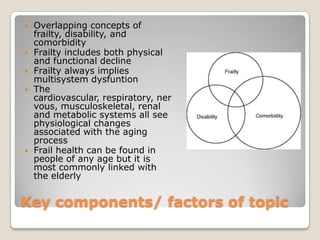 Frailty presentation | PPTX