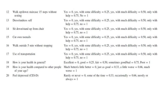 Frailty screening tool | PPTX | Physical Therapy | Wellness