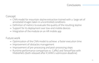 Convolutional Neural Network for pixel-wise skyline detection | PPT