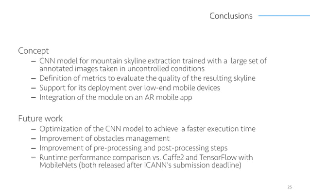 Convolutional Neural Network for pixel-wise skyline detection | PPT