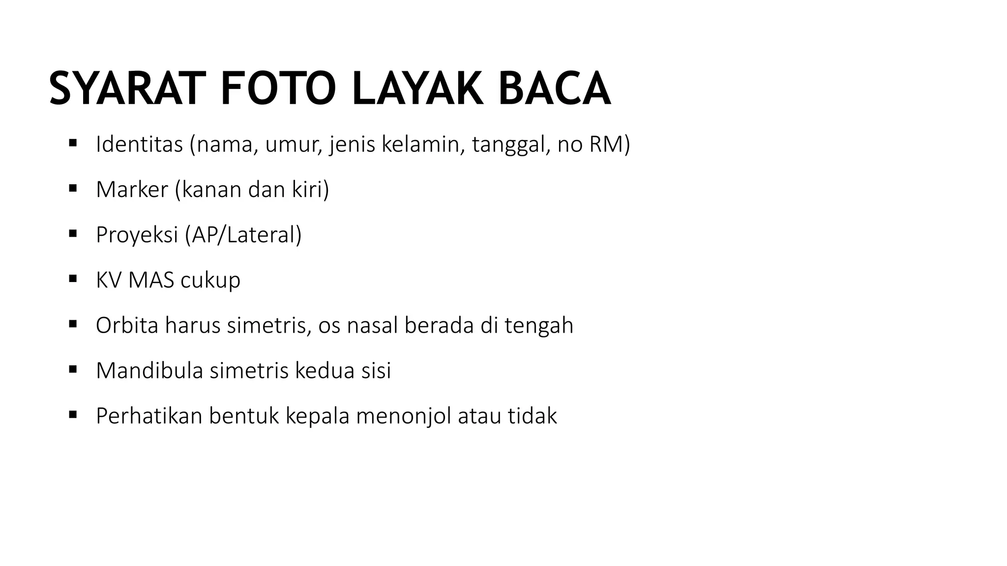 FRAKTUR CALVARIA FOTO WATERS PERBEDAAN OA RA.pptx