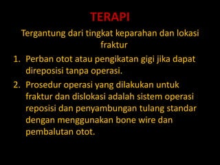 Fraktur mandibula | PPTX