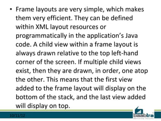 Frame layout | PPT