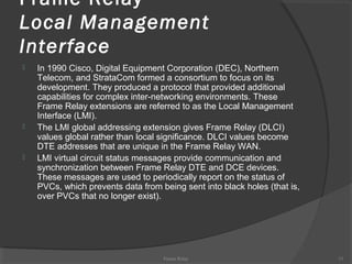 Frame Relay | PPT | Computer Networking | Computing