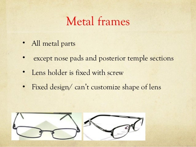 Frames:types, materials and designs