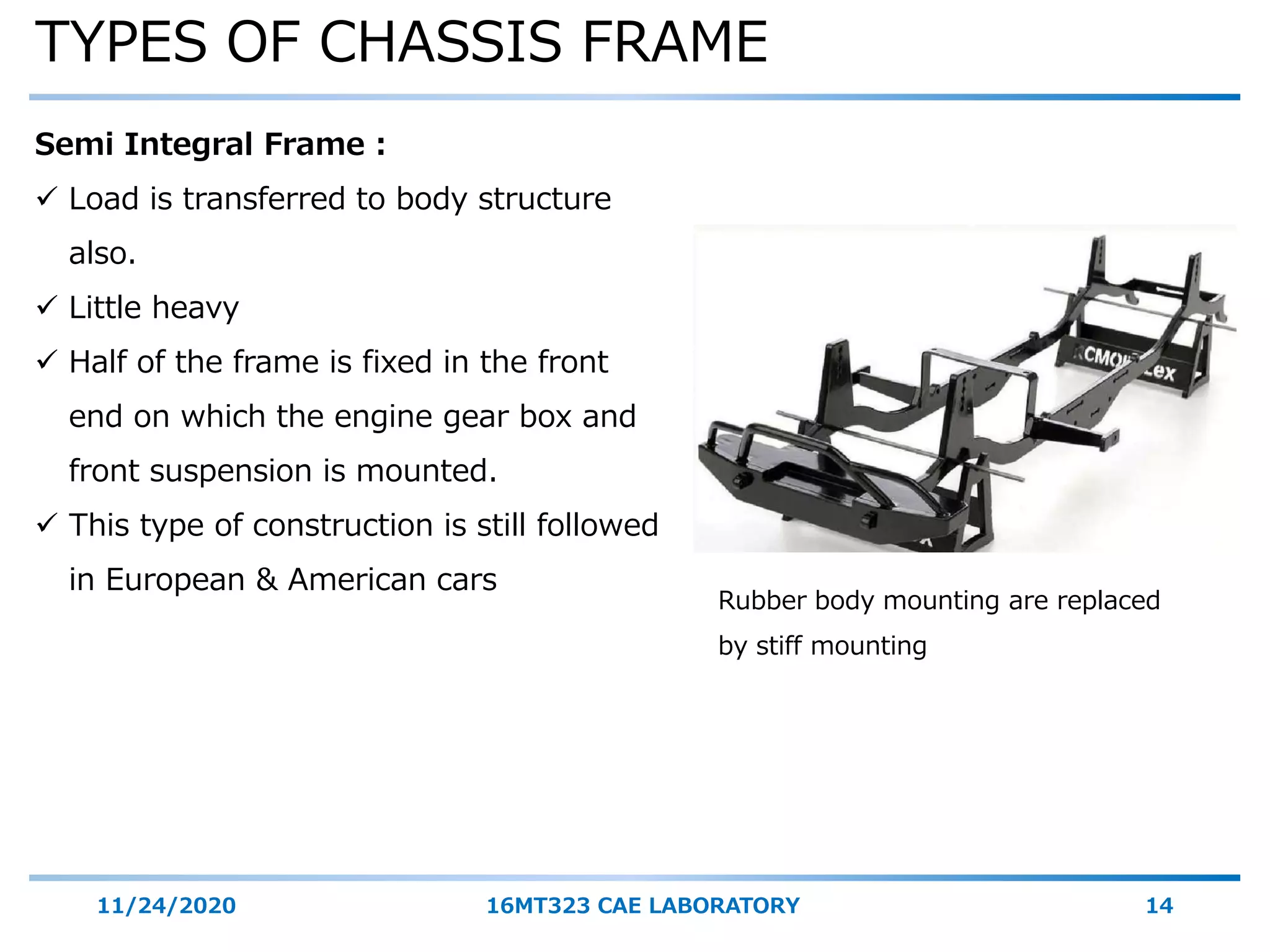 Vehicle Frame system | PPTX