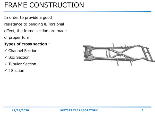 Vehicle Frame system | PPTX | Auto Type | Automotive