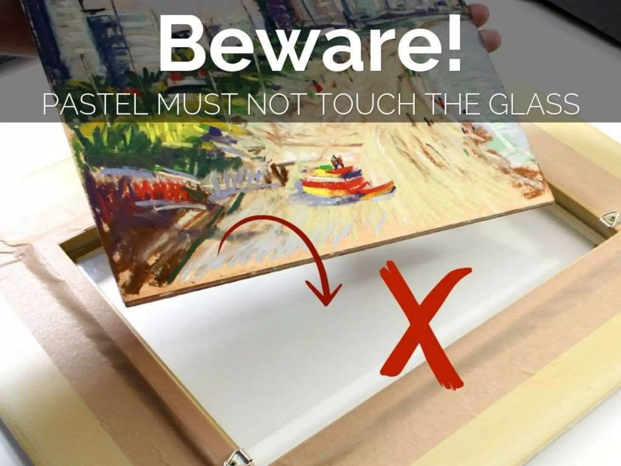 How To Frame Pastel Painting Panels | PPTX