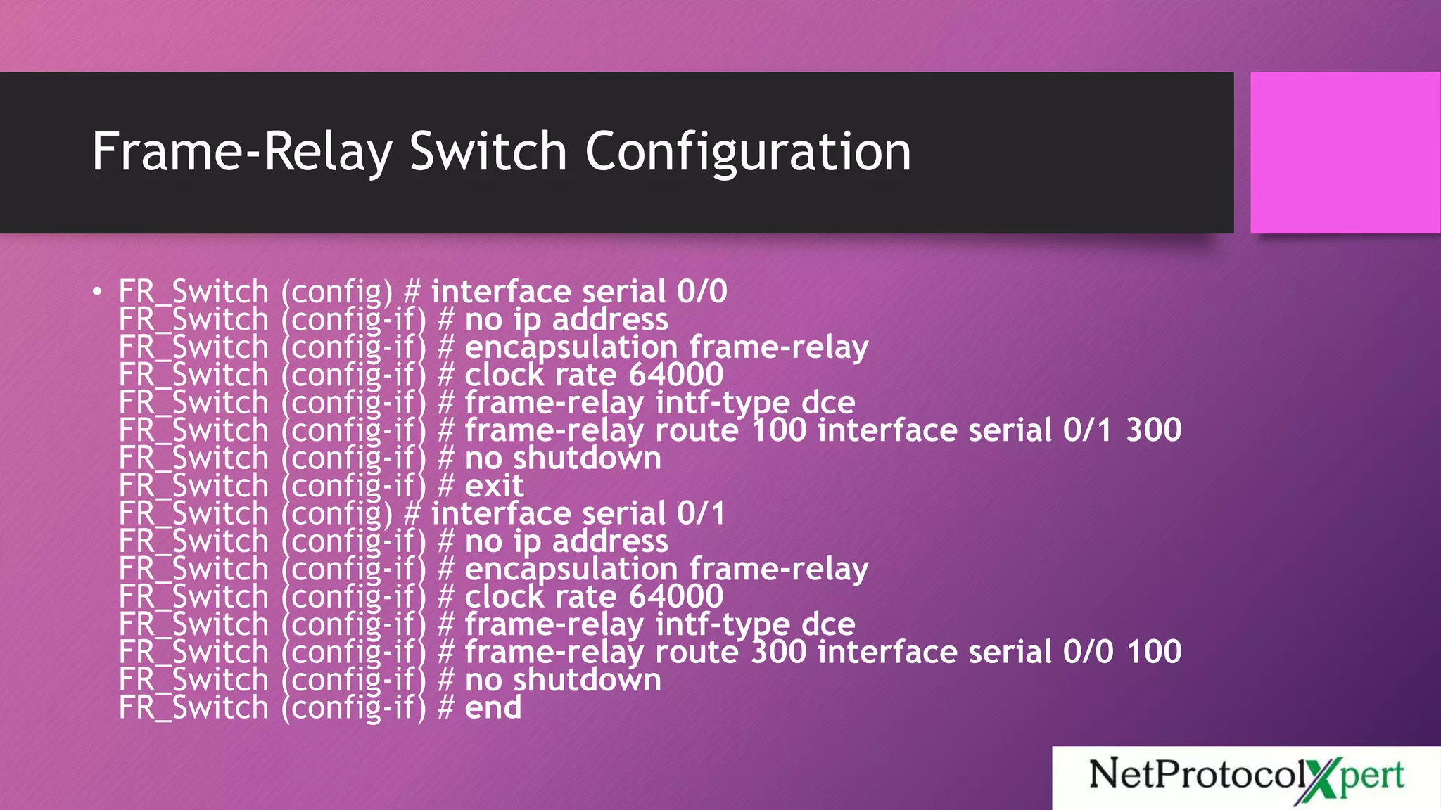 Frame-Relay Configuration with both Inverse-ARP and Frame-Relay Map Command | PPTX