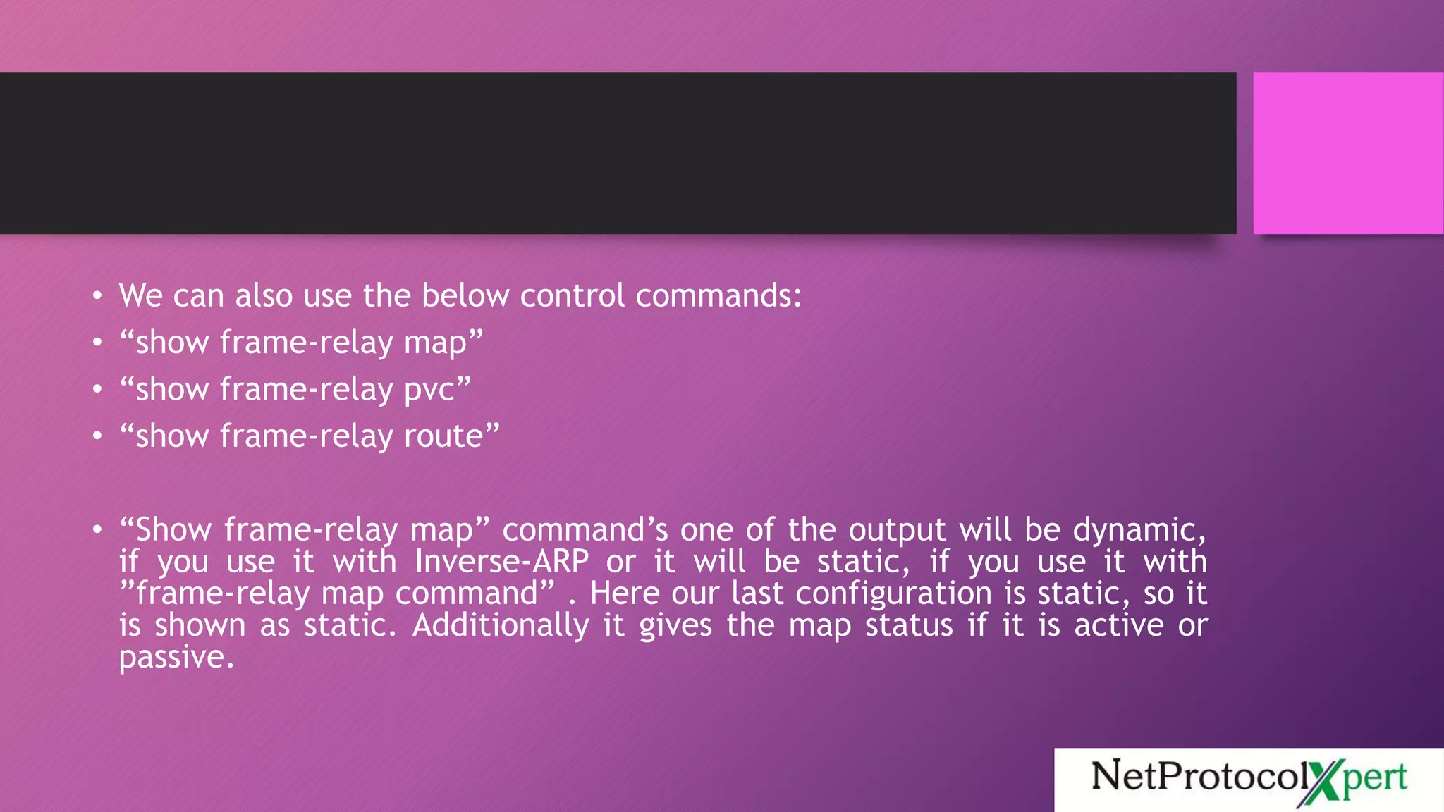 Frame-Relay Configuration with both Inverse-ARP and Frame-Relay Map Command | PPTX