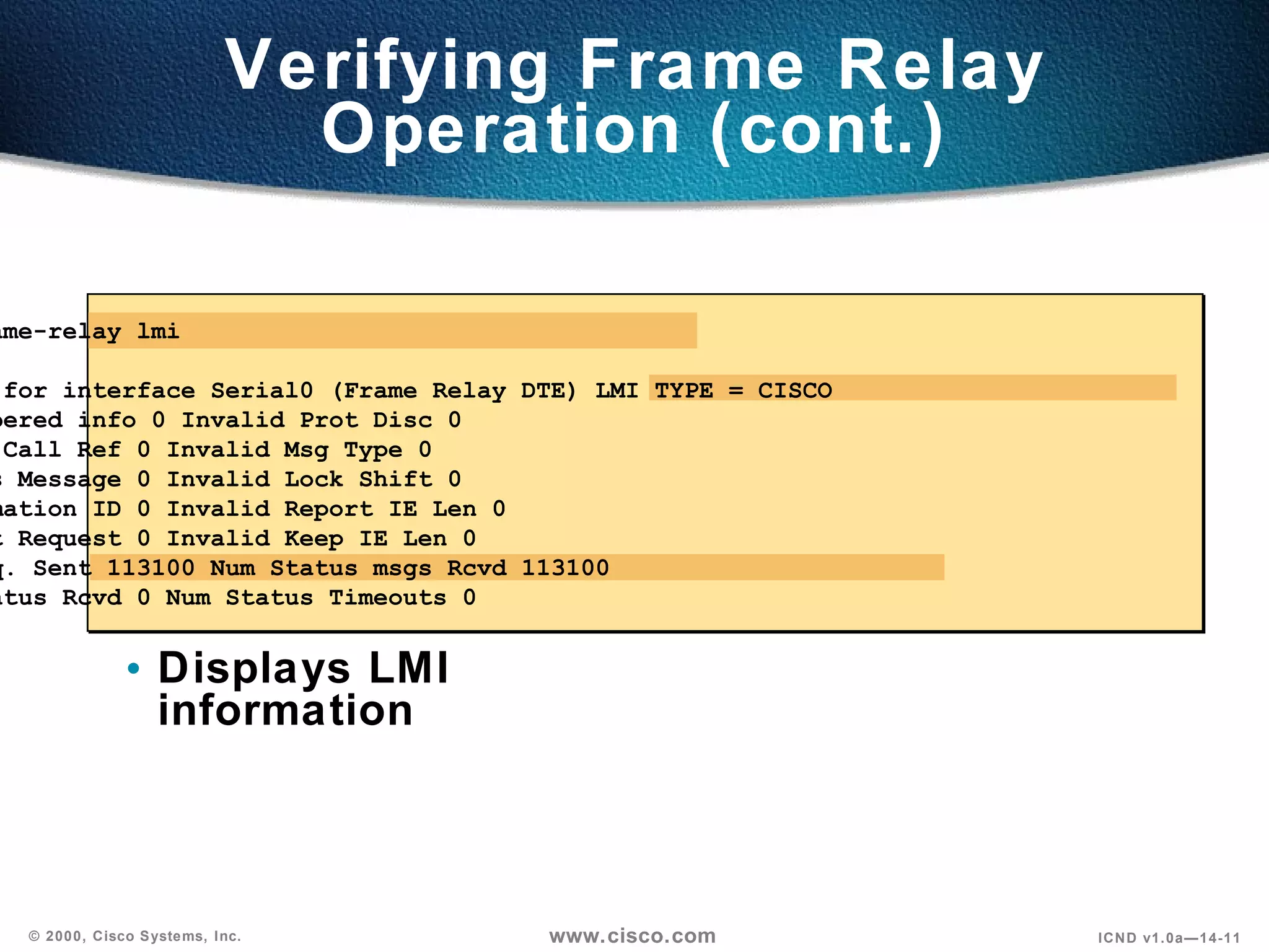 Frame Relayprint | PPT | Computer Networking | Computing