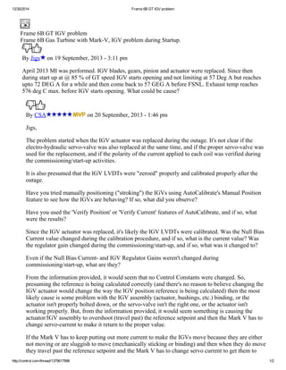 Frame 6 b gt igv problem | PDF