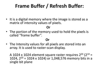 Frame buffer | PPT