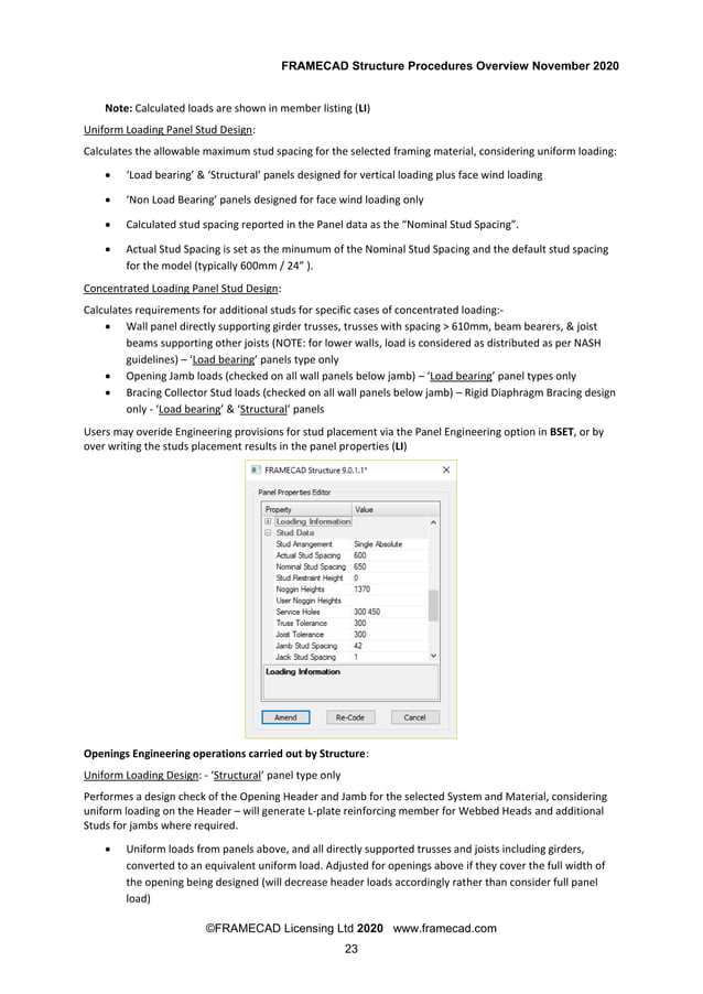 FrameCAD design Guidelines usefull material.pdf | Home Improvement | Home & Garden