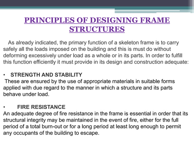 Framed structures | PPTX