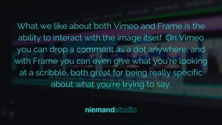Frame io vs vimeo | PDF