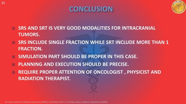 FRAMELESS BASED SRS AND SRT | PDF | Brain and Nervous System Disorders ...