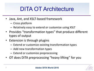 FrameMaker and the DITA Open Toolkit | PPTX