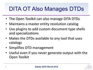 FrameMaker and the DITA Open Toolkit | PPTX | Desktop Publishing | Computer Software and ...