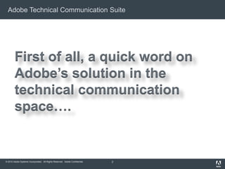 Launch Event FrameMaker 10 Overview | PPTX | Desktop Publishing | Computer Software and Applications
