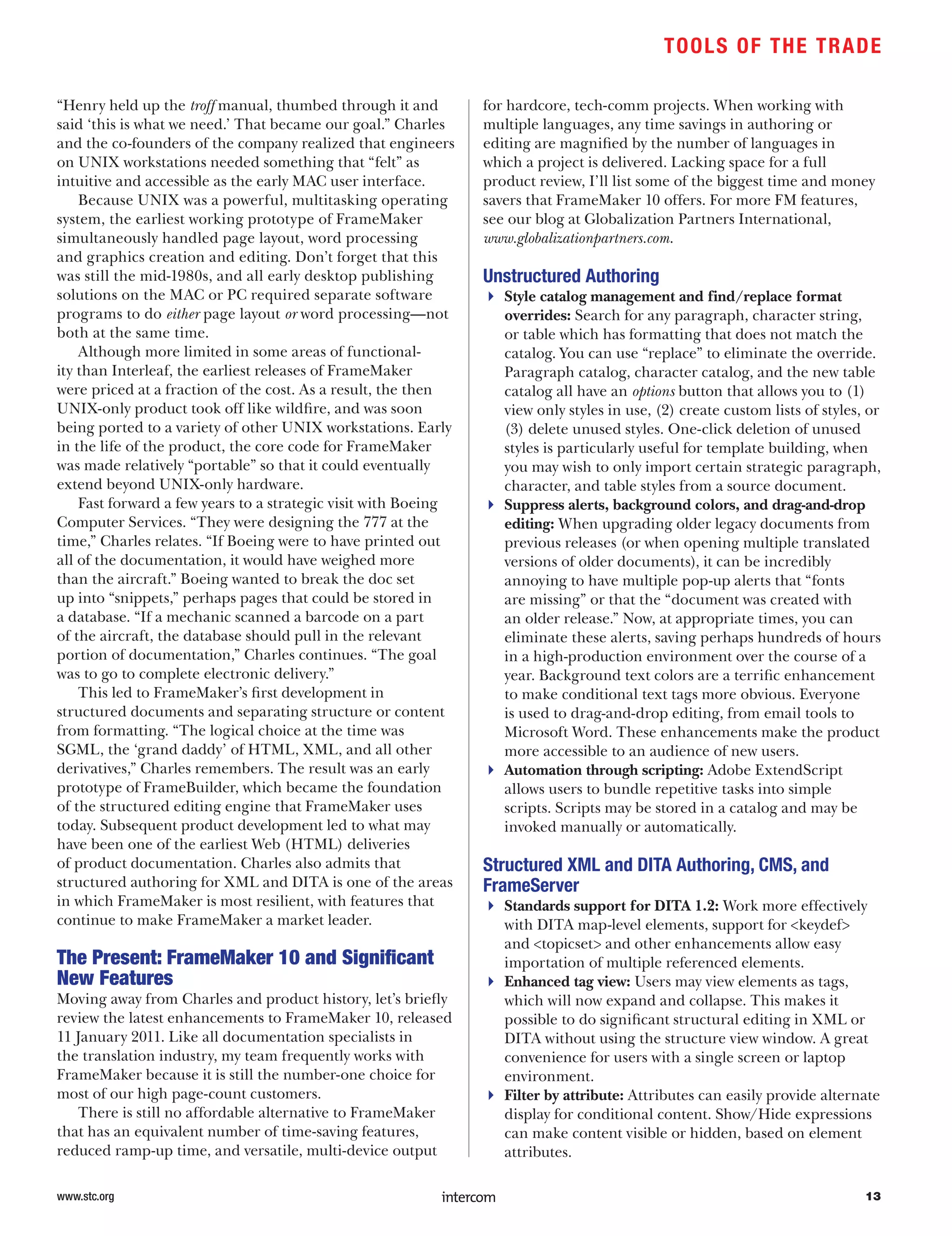 Frame Maker Turns 25 Maxwell Hoffmann (Interview With Inventor Charles ...