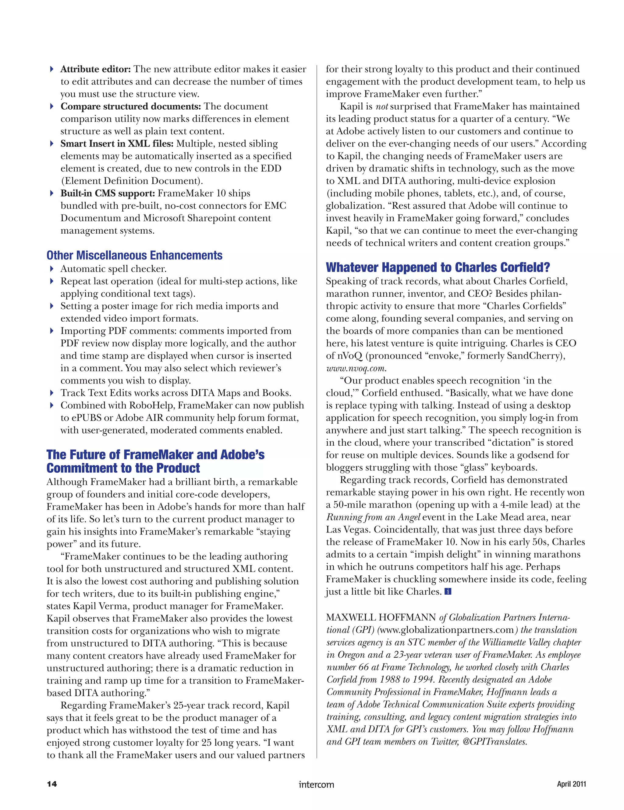 Frame Maker Turns 25 Maxwell Hoffmann (Interview With Inventor Charles ...