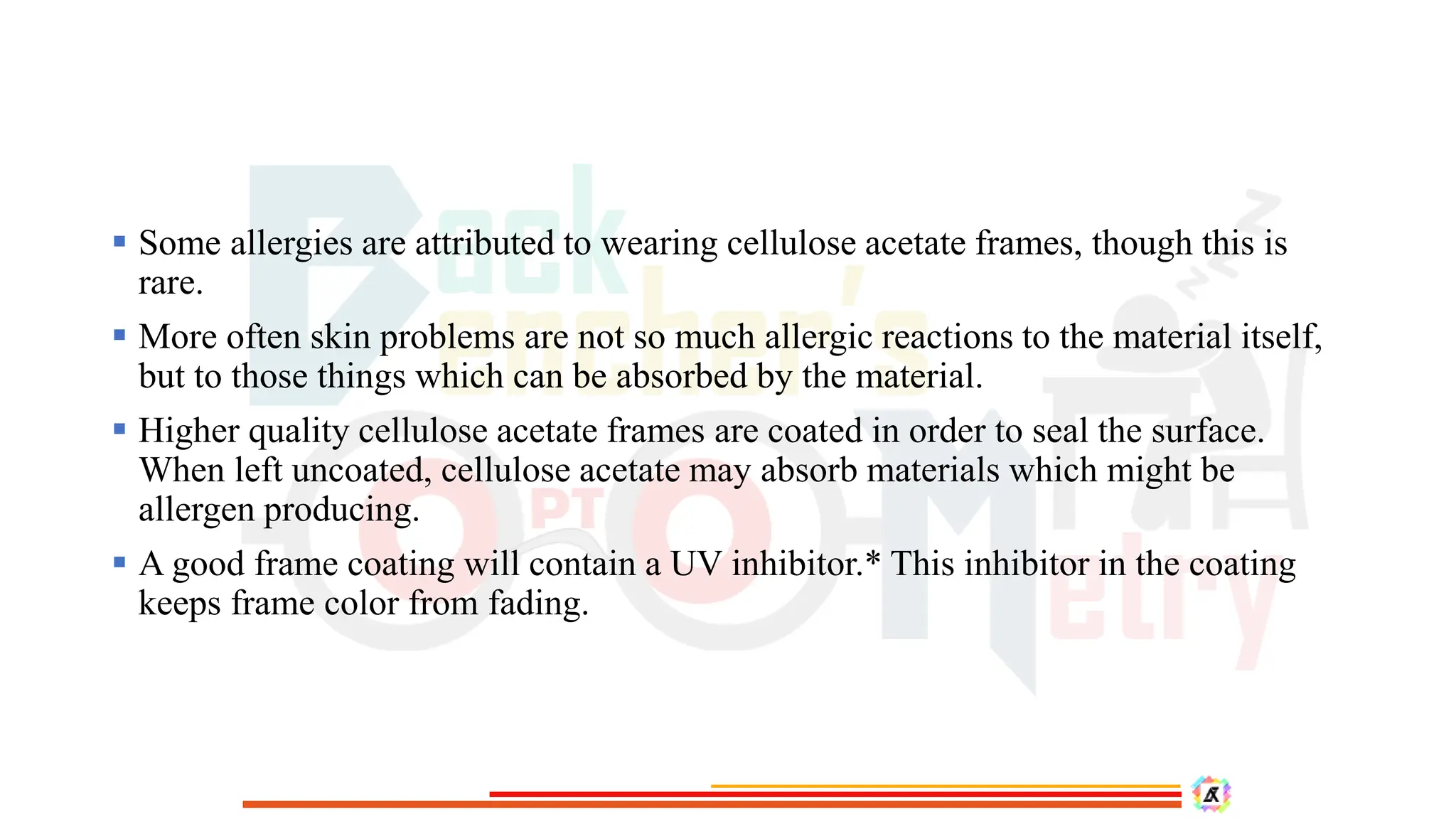 SPECTACLE FRAME MATERIALS by optom. Jithin Johney | PPTX