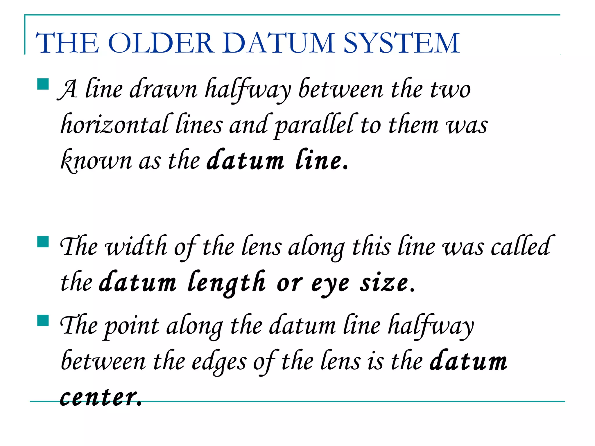 Frame measurementsand markings | PPT