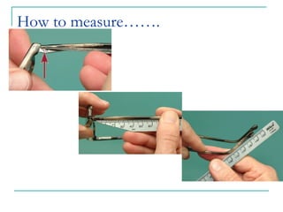 Frame measurementsand markings | PPT