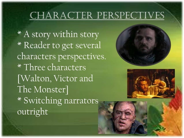 Frame narrative in Frankenstein | PPT