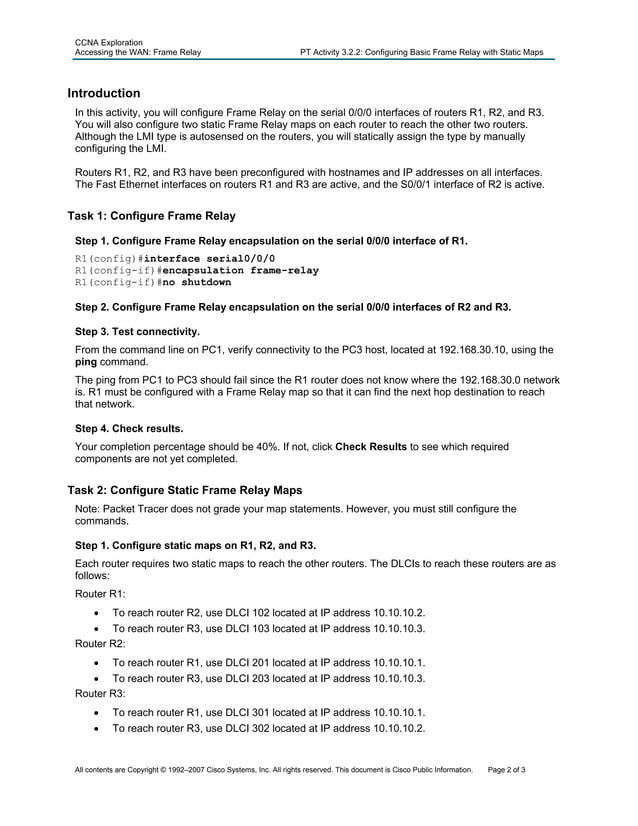 Frame relay | PDF | Computer Networking | Computing