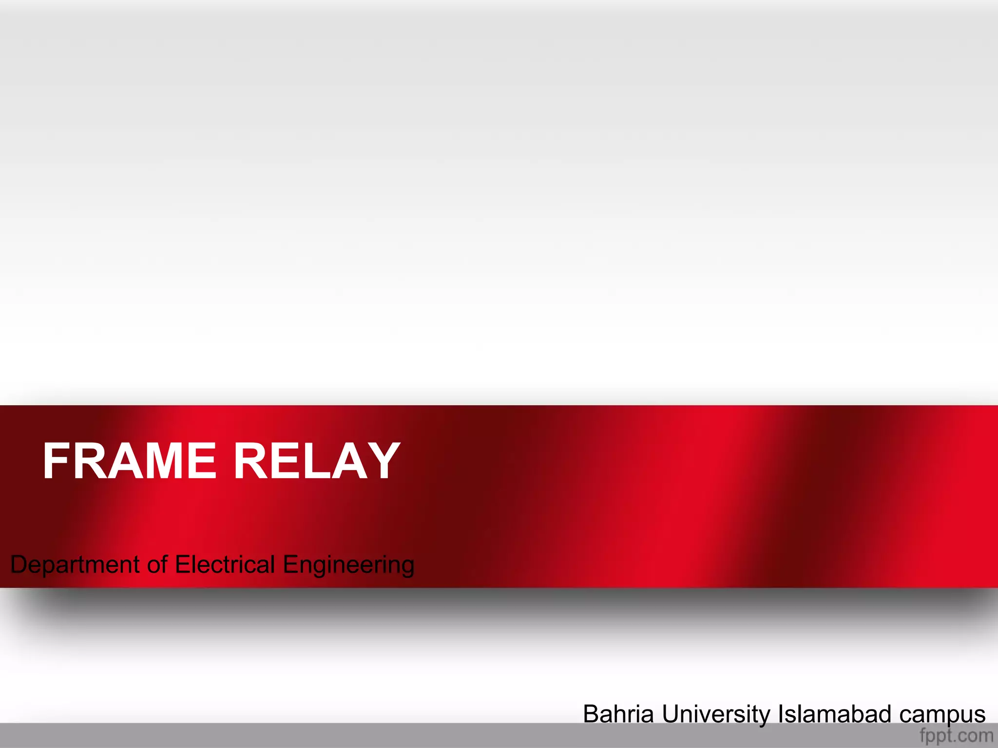 Frame relay | PPT