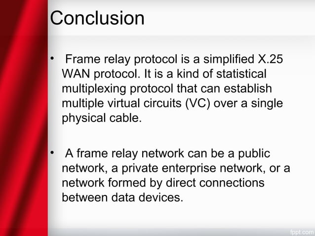 Frame relay | PPT