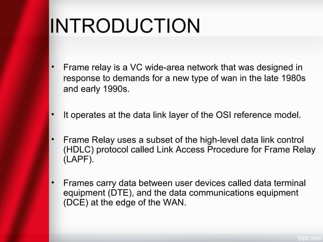 Frame relay | PPT