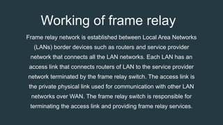 Frame Relay.pptx for computer architecture | PPT