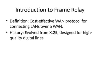 Frame_Relay_Introduction in data communication | PPTX