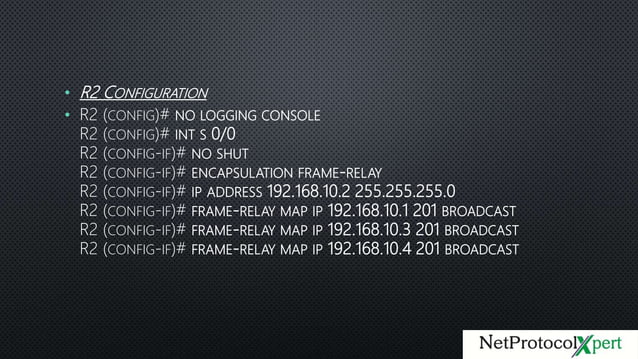 Frame Relay (Multipoint) | PPT