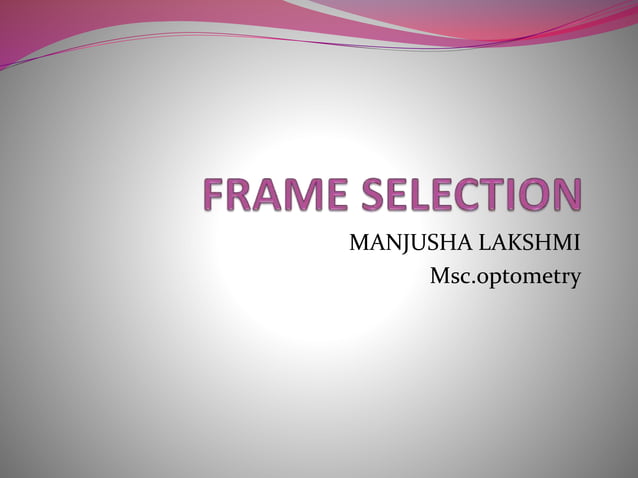 Frame selection | PPTX | Makeup and Accessories | Beauty