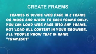 Frames eng | PPT