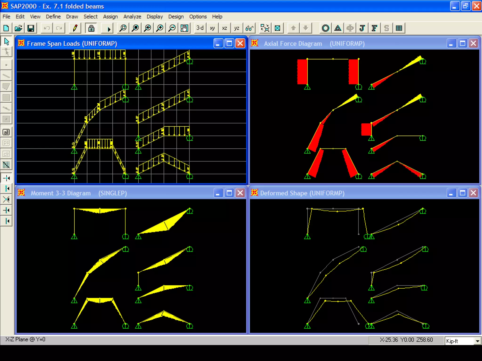 Frame Structures including sap2000 | PDF