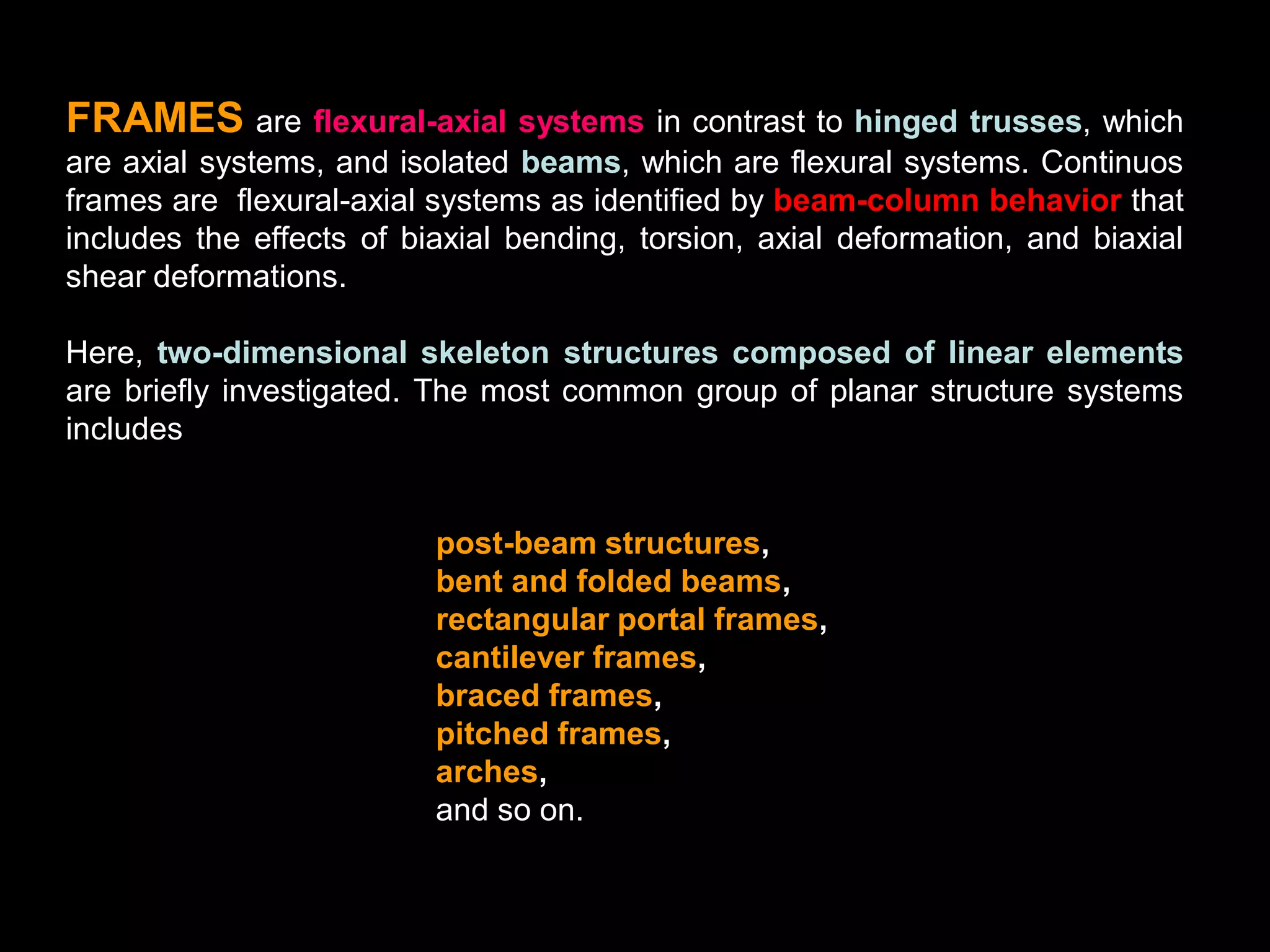 Frame Structures including sap2000 | PDF