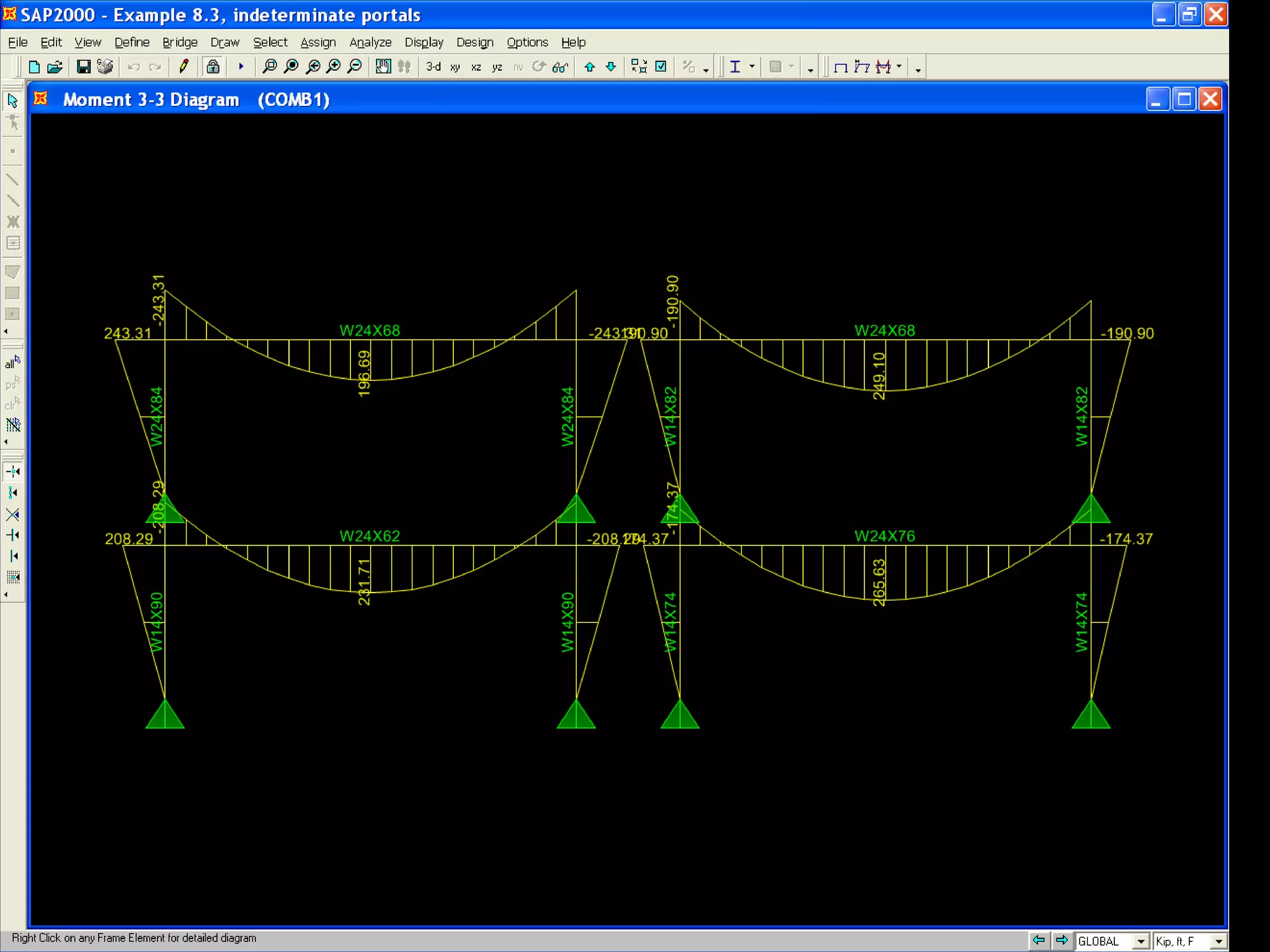 Frame Structures including sap2000 | PDF
