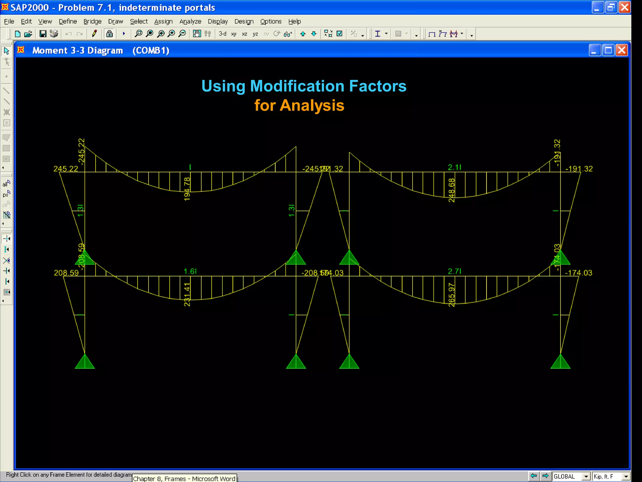 Frame Structures including sap2000 | PDF