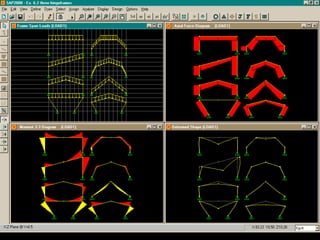 Frame Structures including sap2000 | PDF