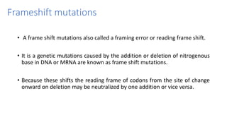 Frameshift mutagenesis.pptx