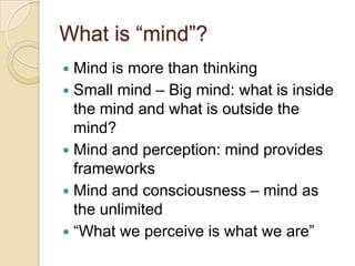 Frames Of Mind | PPT